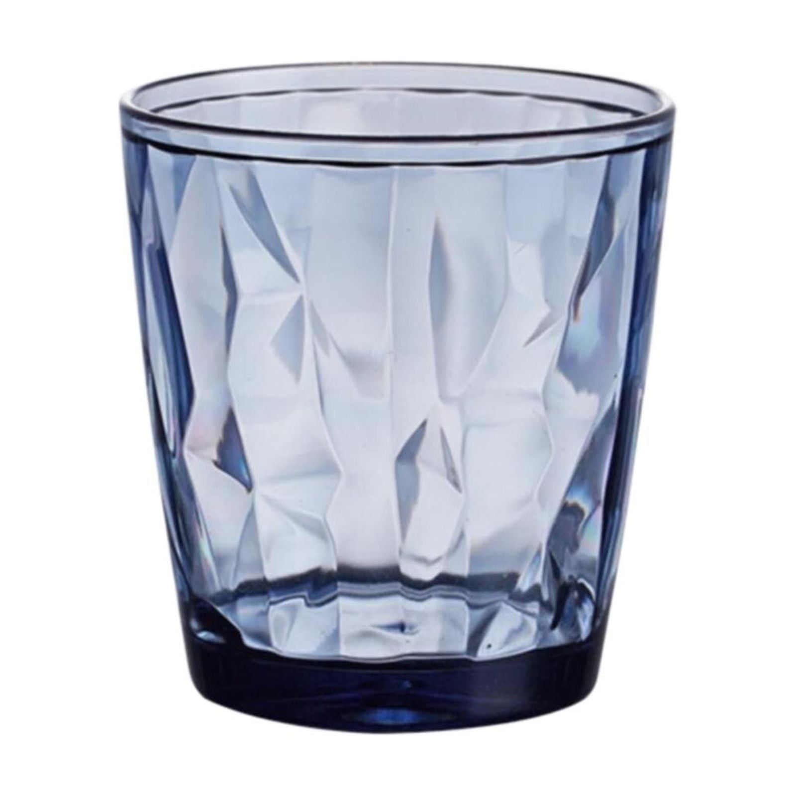 LHWEN 12oz Plastic Tumblers Look Like Glass Dishwasher Acrylic Juice ...