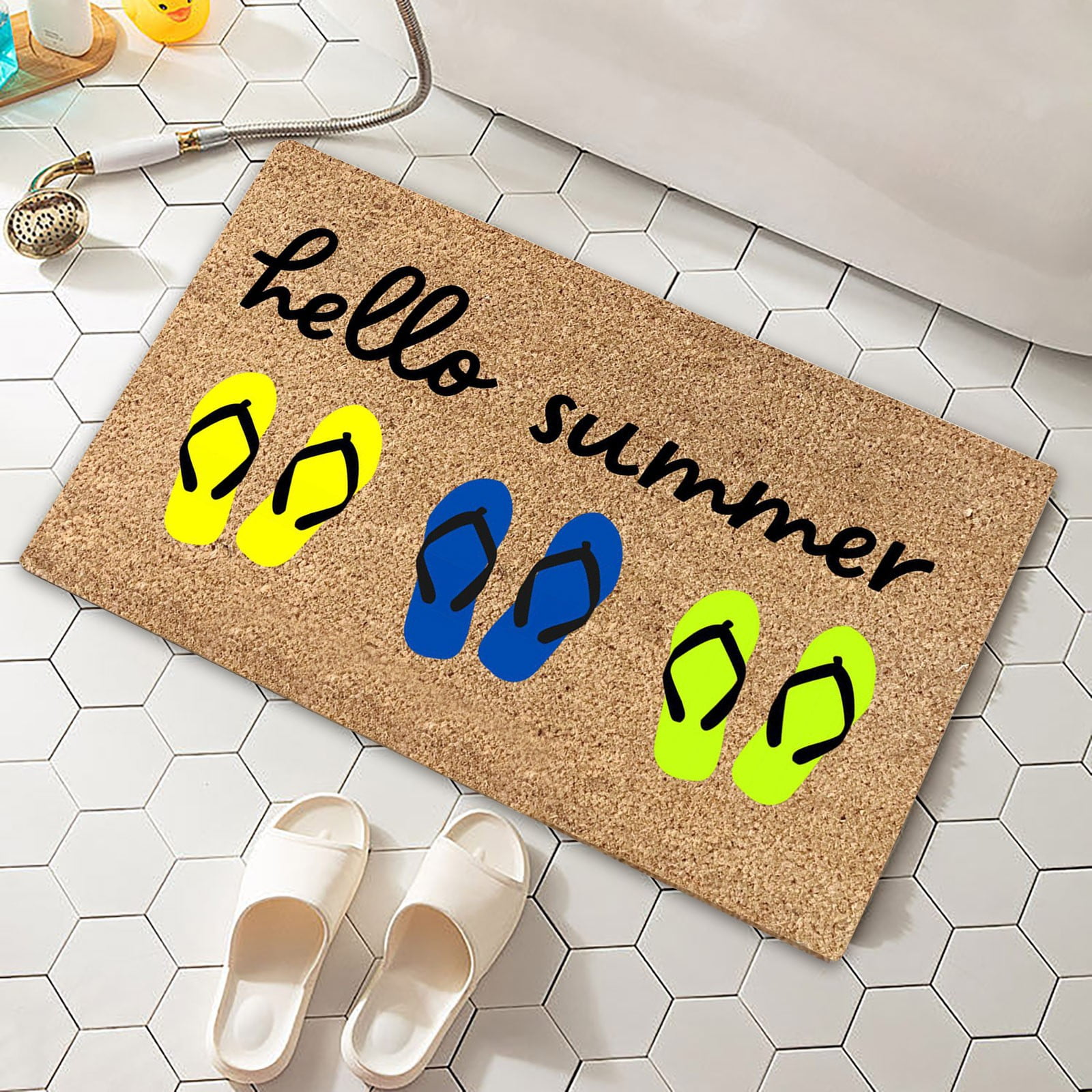 LHWEN 1PCS Summer Floor Mats Holiday Welcome Door Mats Non-Slip ...