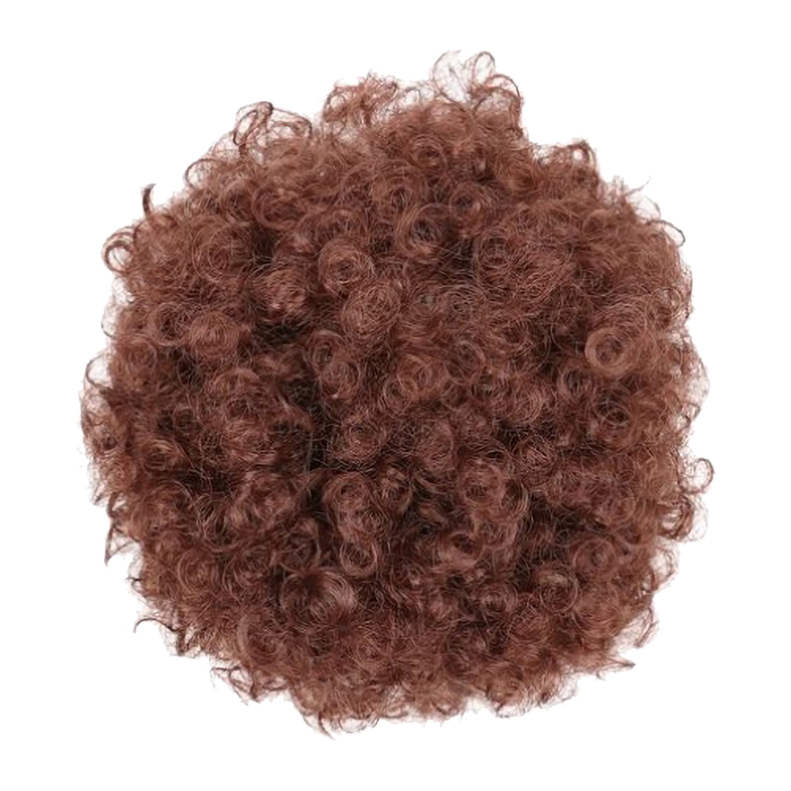 LHWEN African Drawstring Ponytail, Premium Synthetic Curly Natural ...