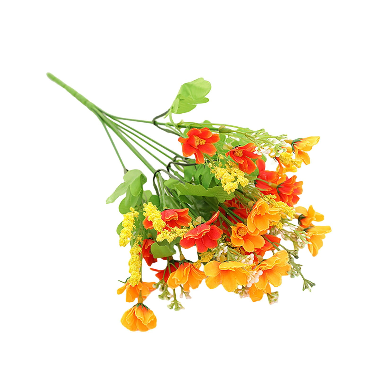 LHWEN Artificial Daisy Flowers Set of 6 Multicolor Wildflower Bushes ...