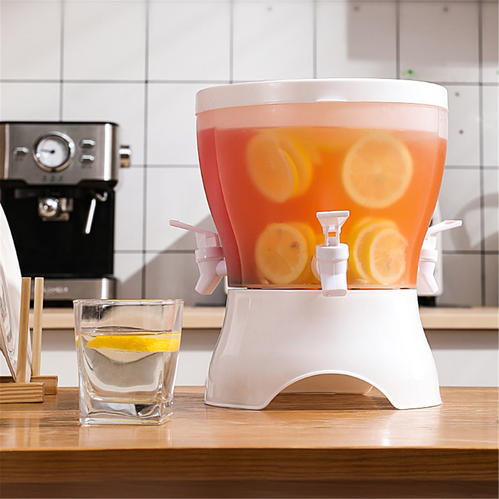 LHWEN Beverage Dispenser For Fridge Rotating Plastic Drink Dispenser ...