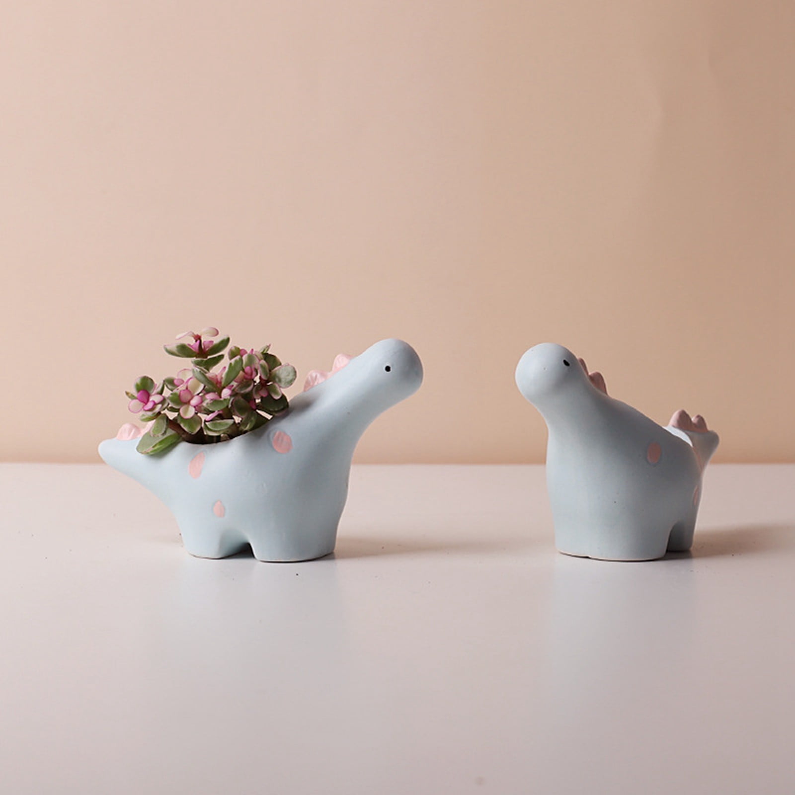 LHWEN Cactus Flower Pots Mini Ceramic Flower Pots Succulent Modern ...