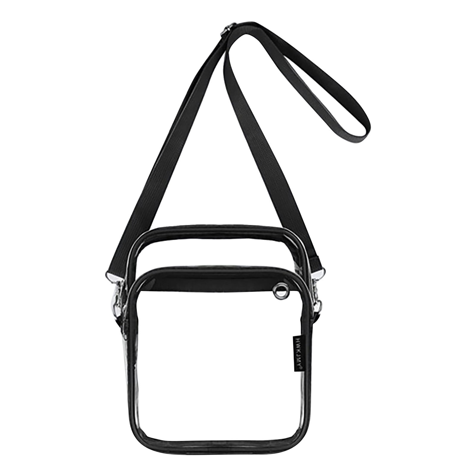 LHWEN Clear Crossbody Purse Messenger Bag with Adjustable Strap for Gym ...