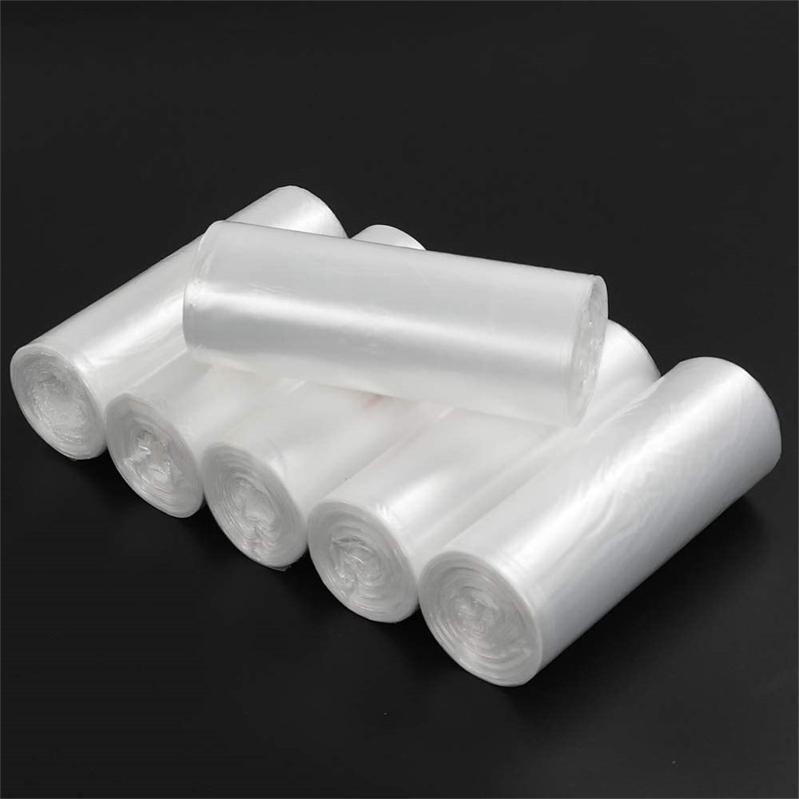 LHWEN Clear Plastic Waste Bags 180 Rolls of 6 Durable Waste Liners for ...