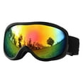 LHWEN Double Layer Anti Fog Ski Goggles Oversized OTG Snow Glasses ...