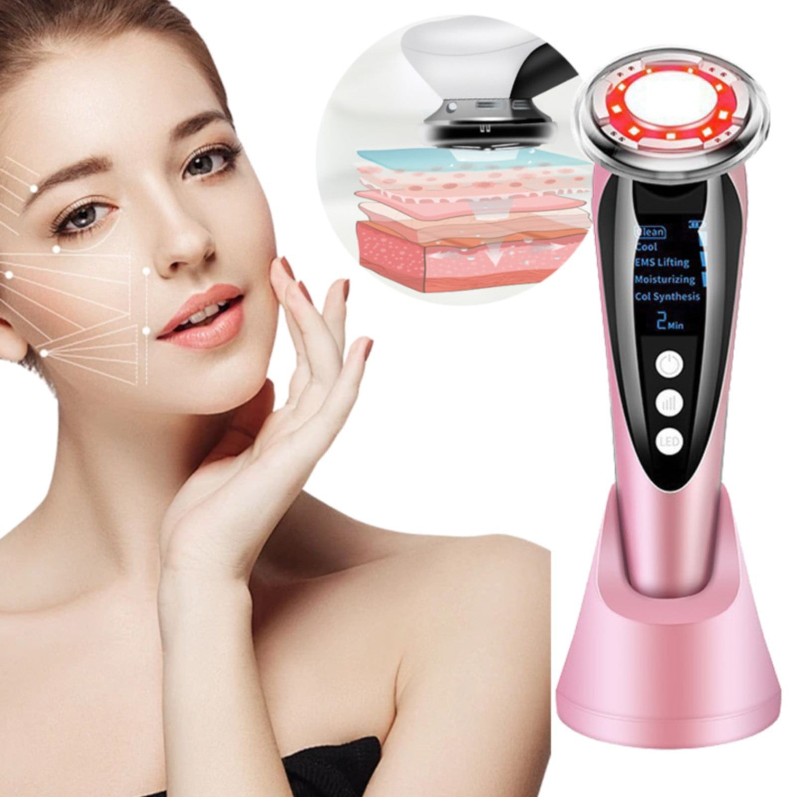 LHWEN Electric Face Massager Skin Tightening Firming Device Radio ...