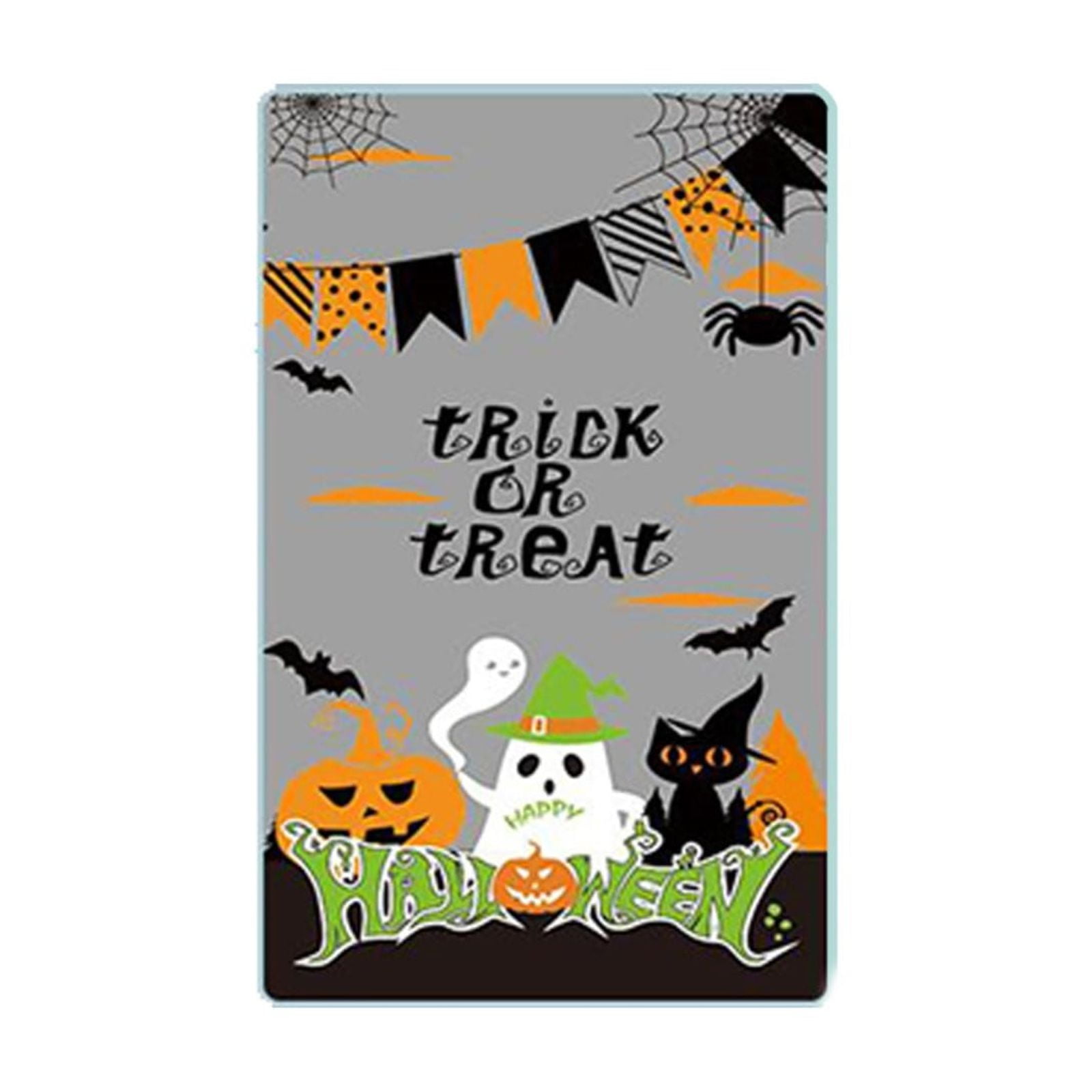 LHWEN Halloween Candy Bags Plastic Gift Transparent Bags 50 Pcs Festive ...