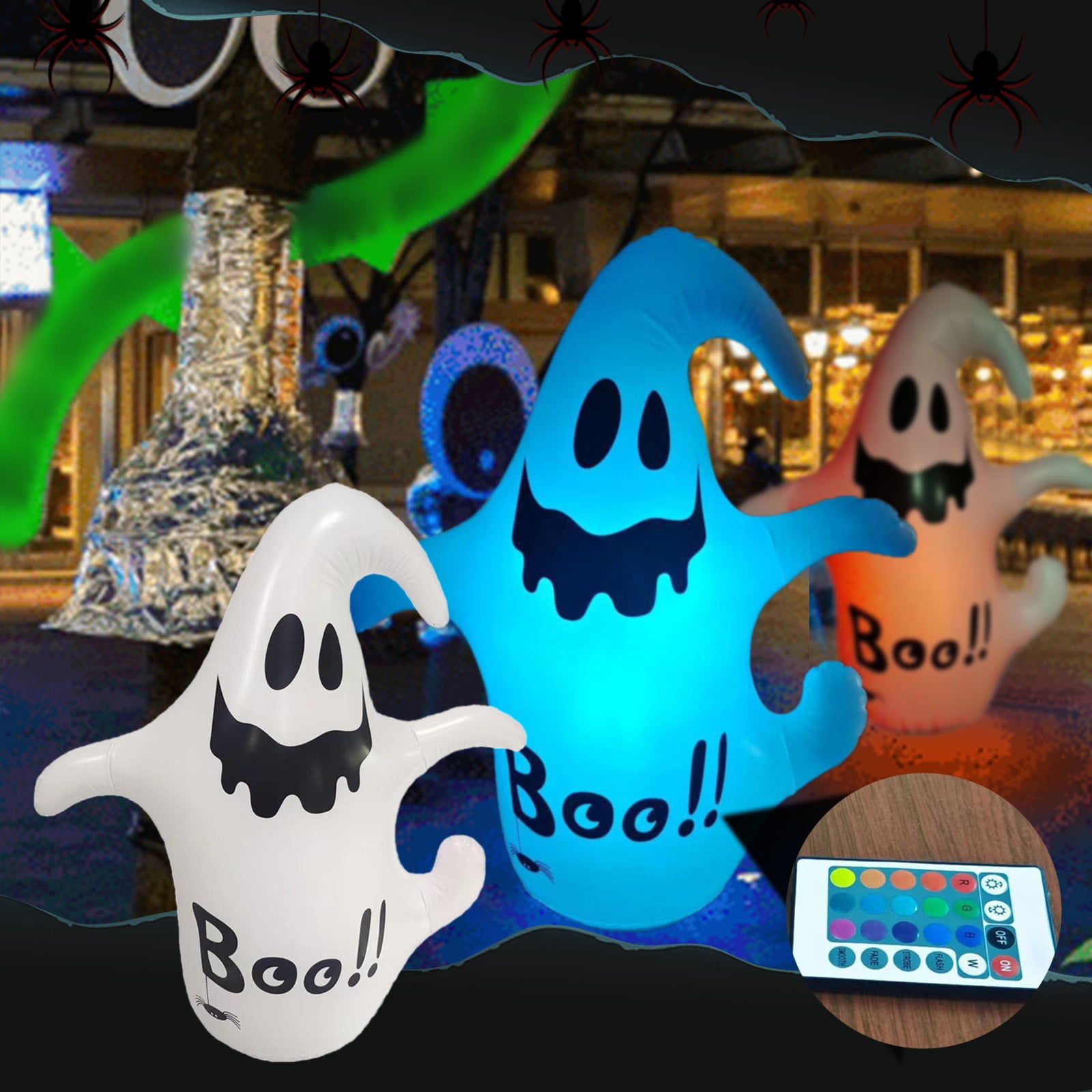 LHWEN Halloween Decorations Outdoor Inflatables Decor Inflatable Cat ...