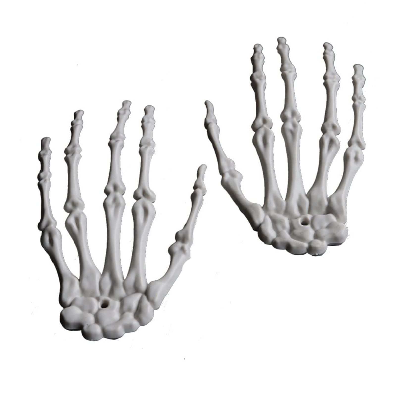 LHWEN Halloween Skeleton Hands Realistic Life Size Severed Plastic ...