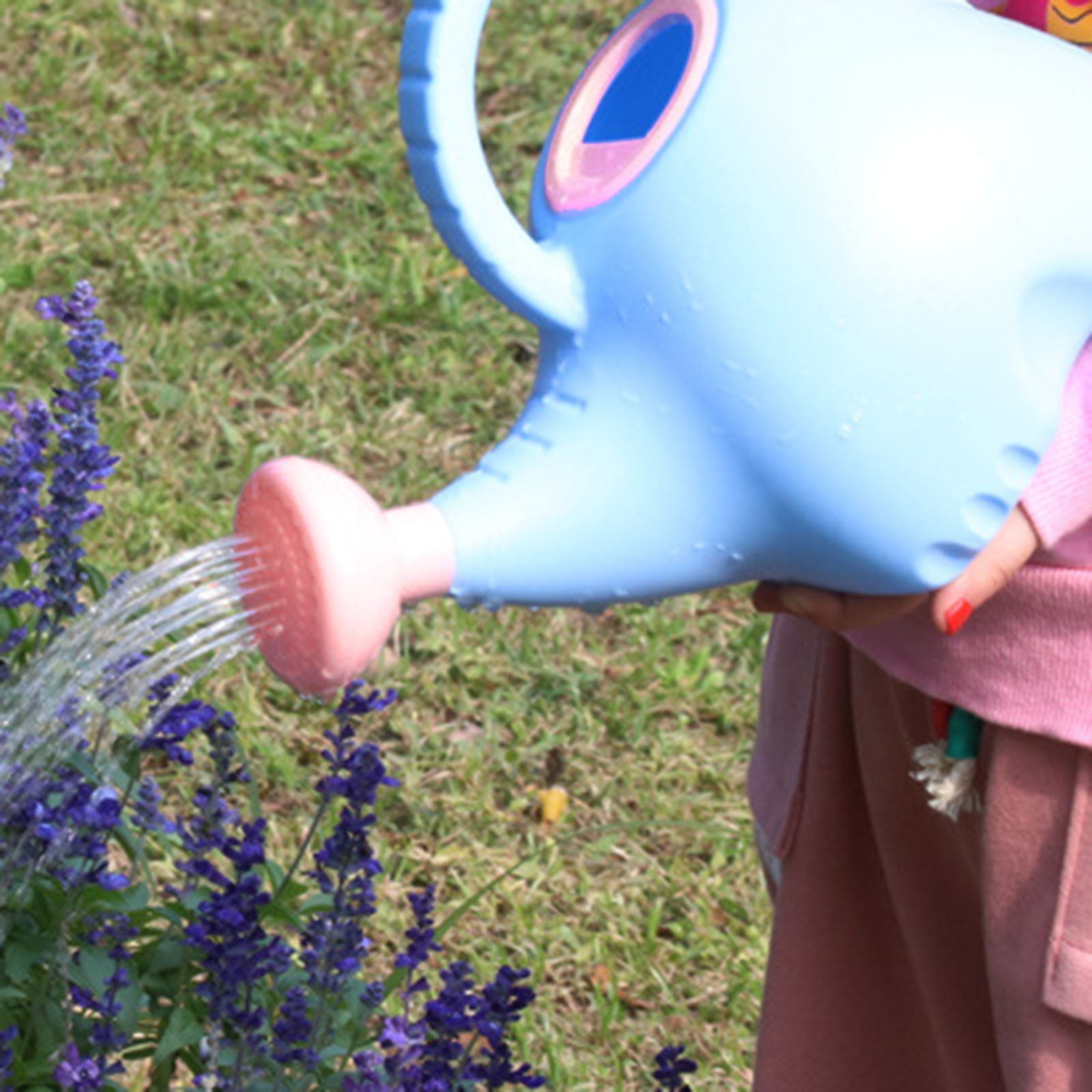 LHWEN Home Garden Cartoon Watering Can for Kids Large Capacity Plastic ...