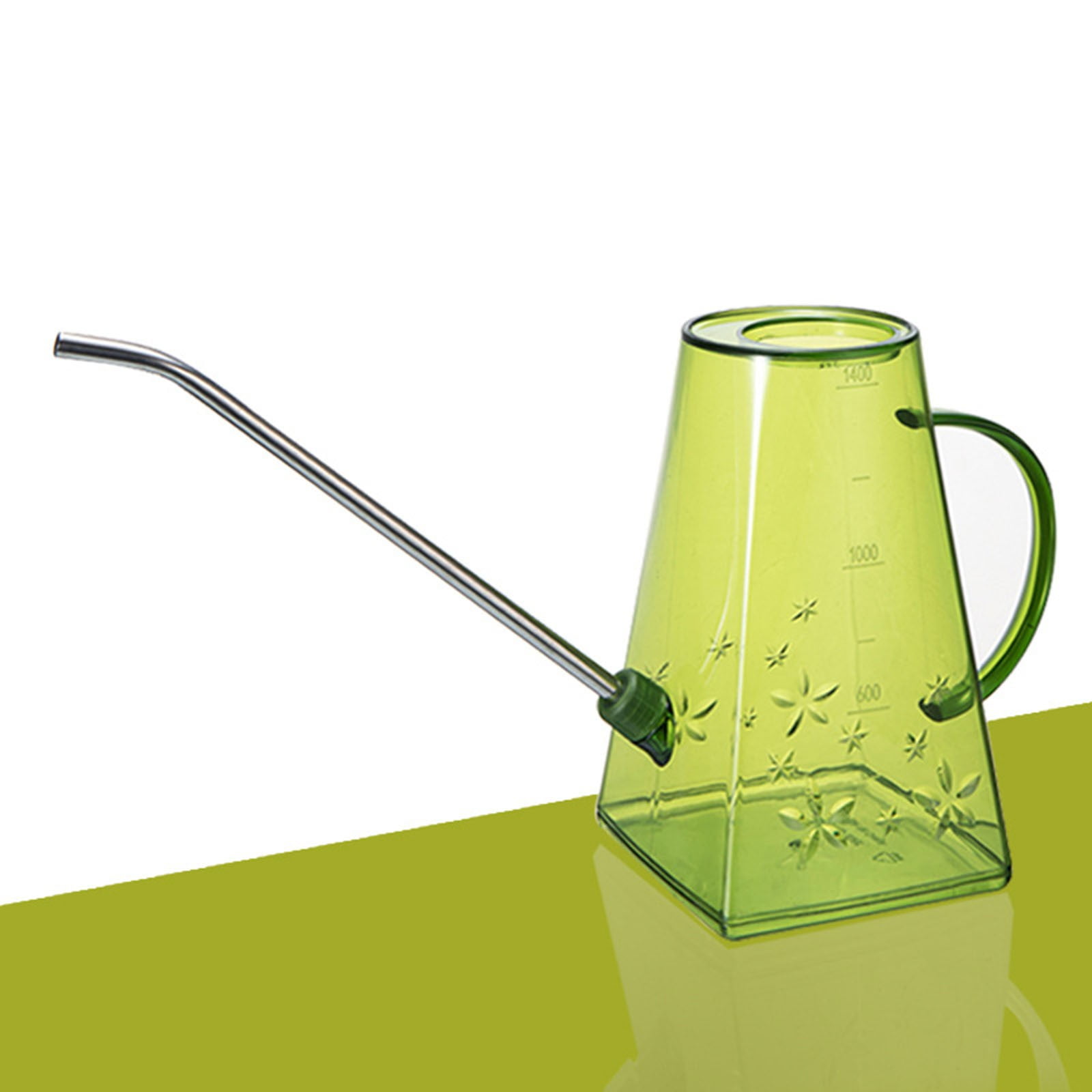 LHWEN Home Gardening Transparent PP Plastic Watering Pot Long Spout ...