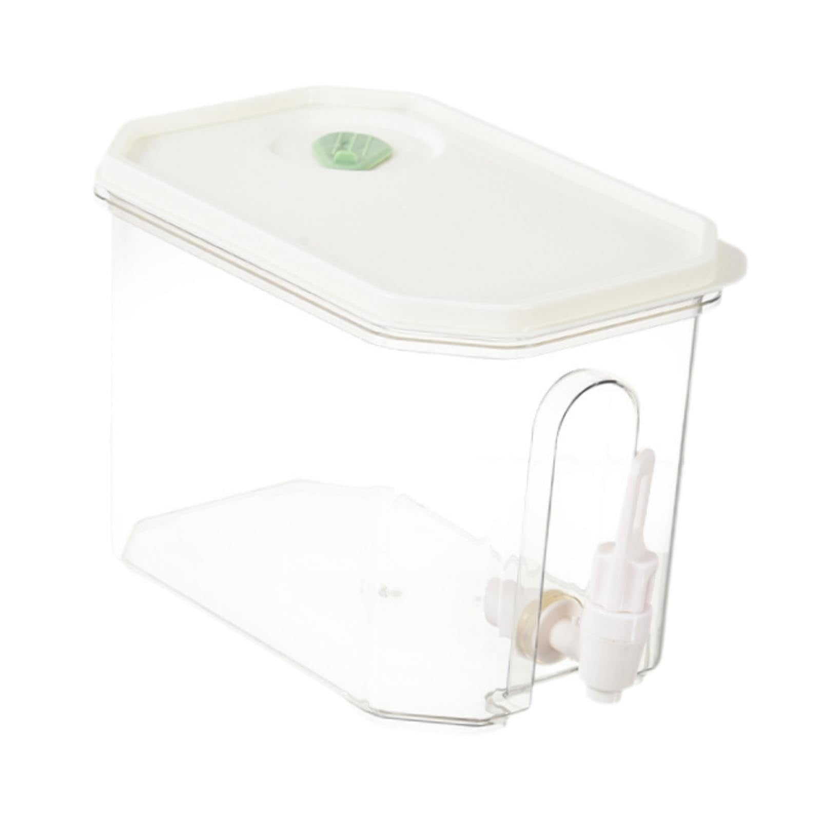 LHWEN Household Refrigerator Water Jug with Tap 3L Capacity Iced Lemon ...