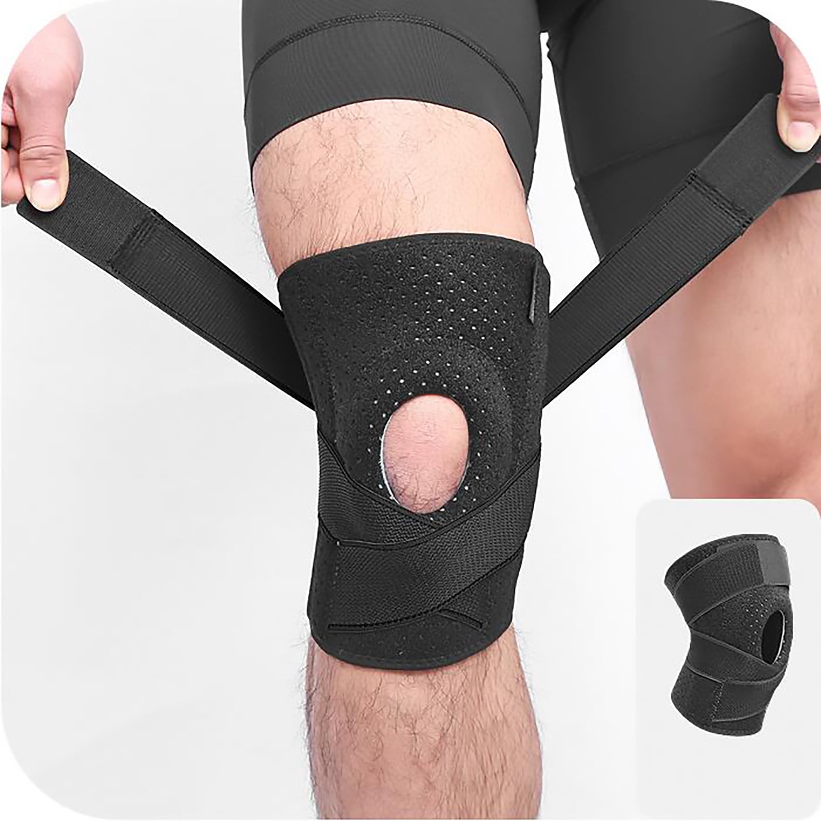 LHWEN Knee Brace for Men and Women with Side Stabilizers and Gel Pads ...