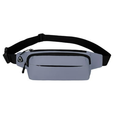 Unisex Travel Pouch Hidden Wallet with Zipper, Waterproof Money Waist ...