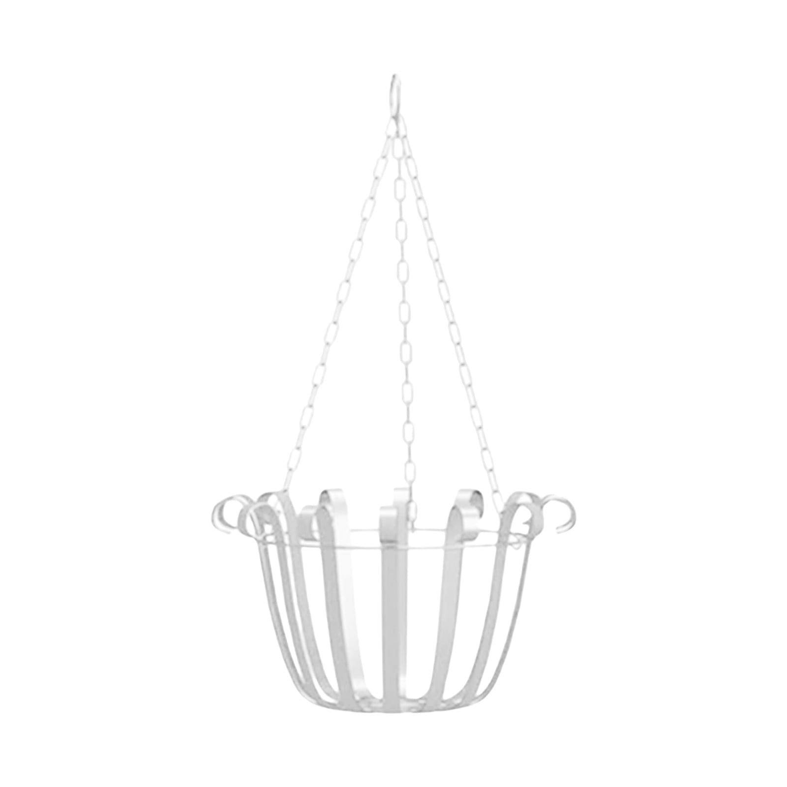 LHWEN Metal Hanging Planter Basket Wire Holder with Hanging Chain for ...