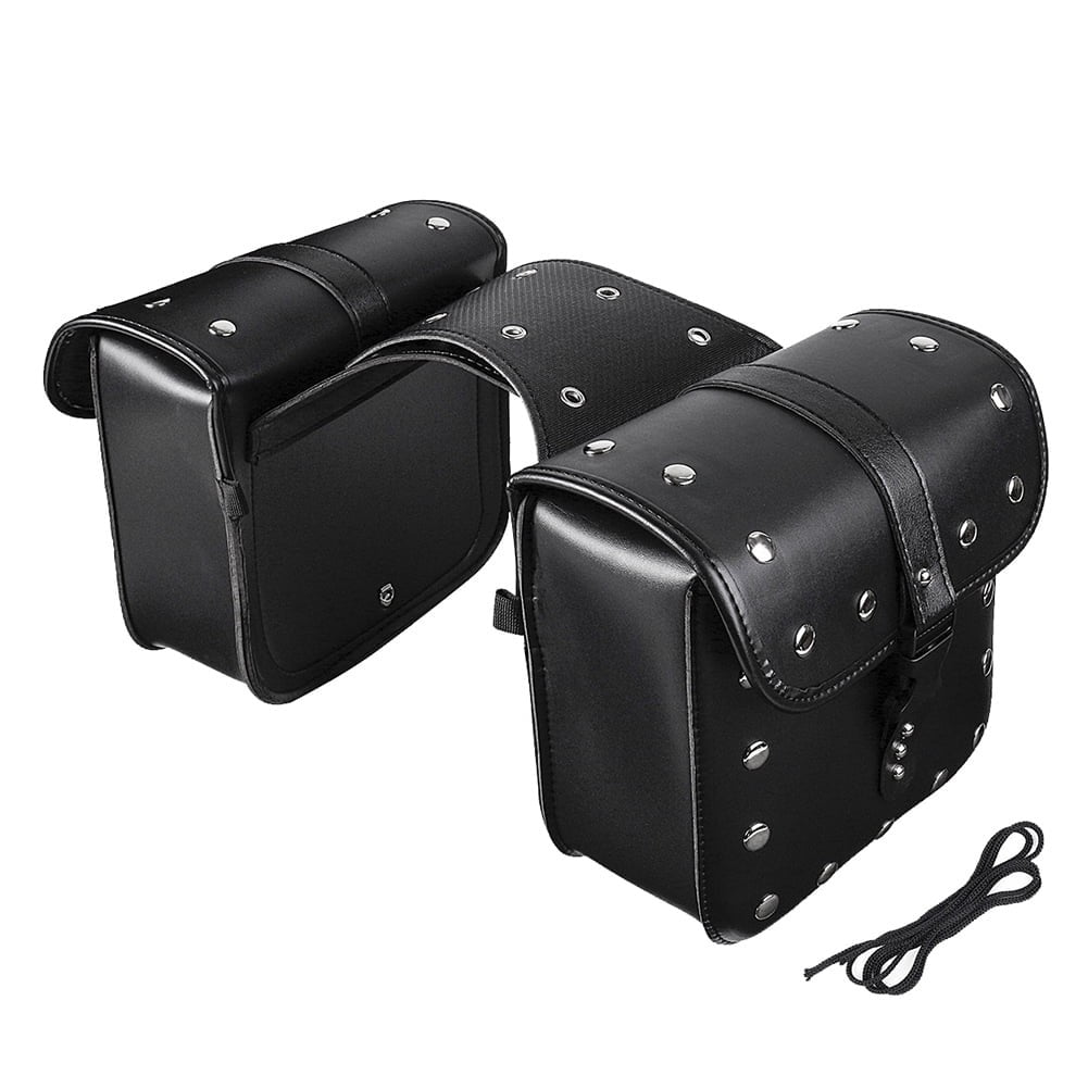 LHWEN Motorcycle Saddlebags 2Pcs Large Capacity Side Panniers Quick ...