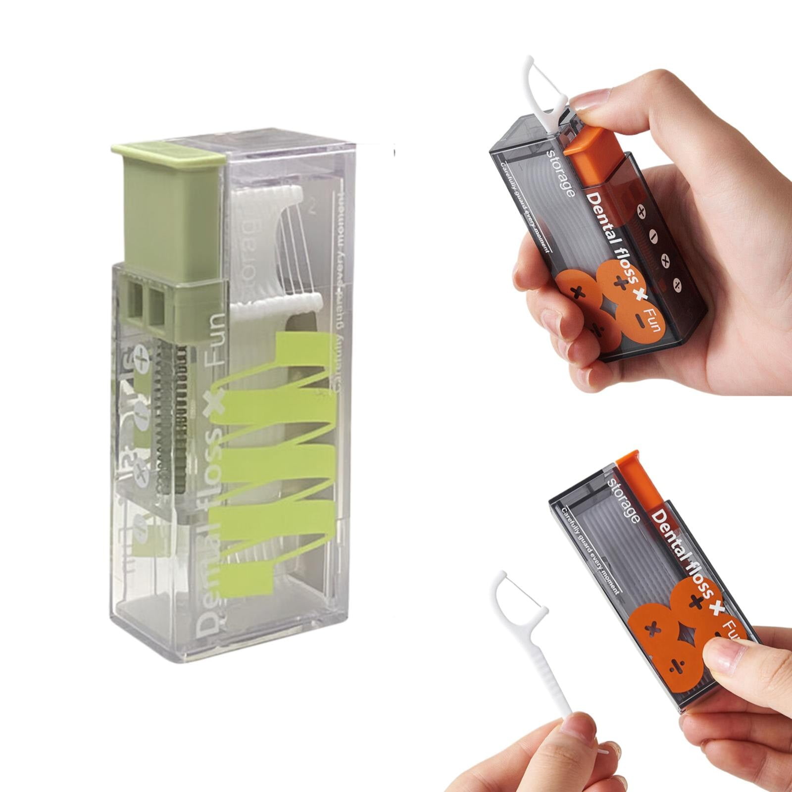 LHWEN Portable Automatic Toothpick Box 10 Sets Disposable Stick Holder ...