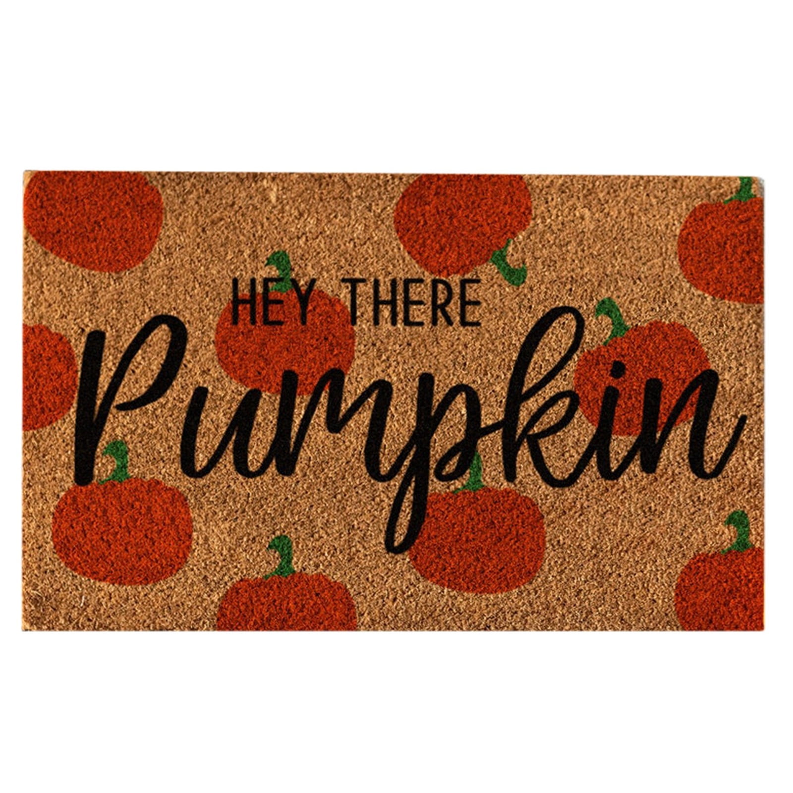 LHWEN Pumpkin Door Mat Fall Welcome Mat Fun Door Mat Entrance Indoor ...