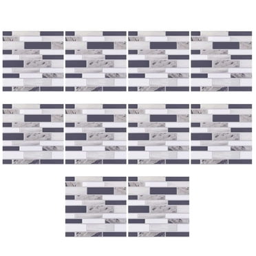 Tainini Peel and Stick Backsplash Tiles for Kitchen, 10-Sheet Stick on ...