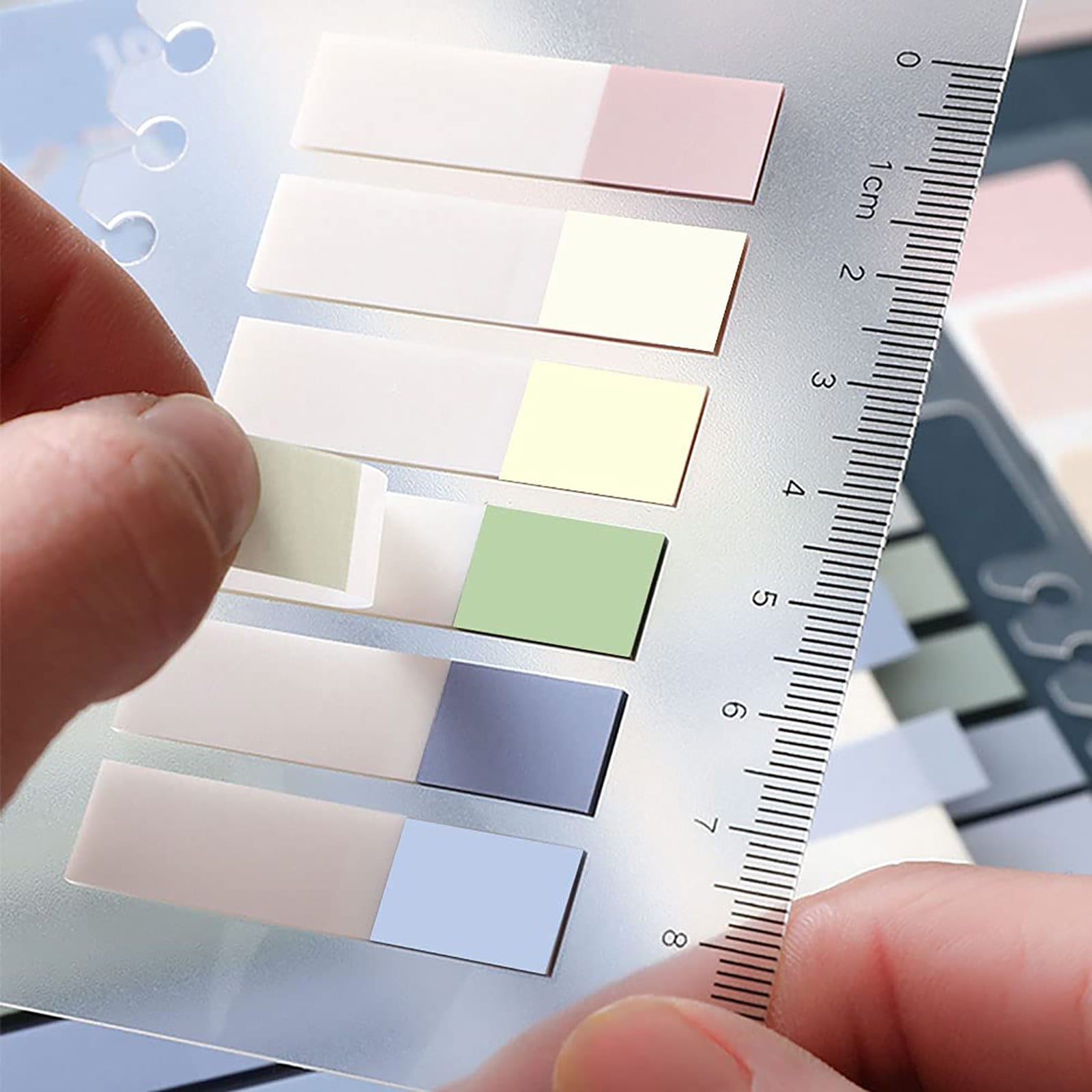 LHWEN Sticky Labels Page Markers Index Labels Morandi Annotation Labels ...