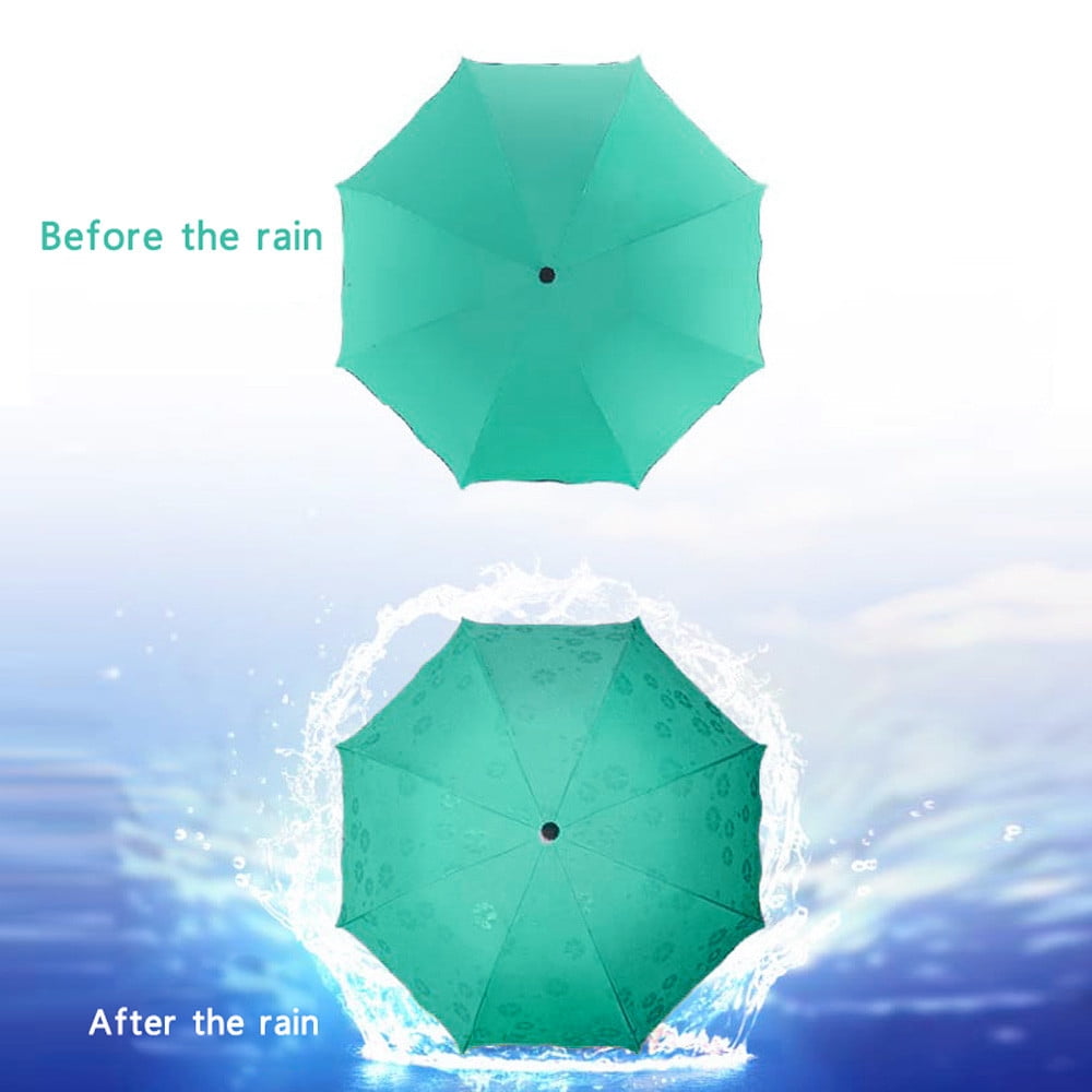 LHWEN Travel Parasol Folding Windproof Umbrella for Sun and Rain ...