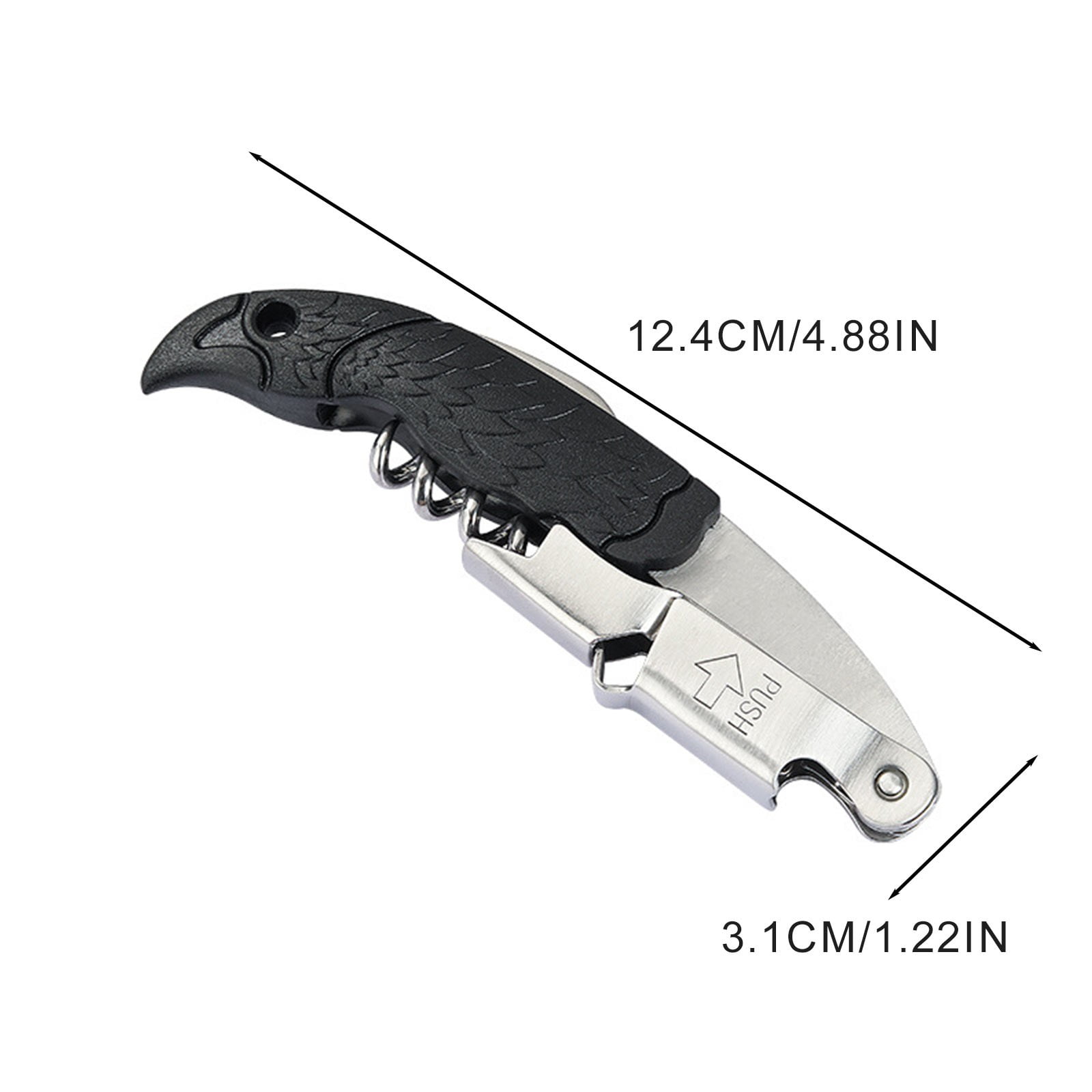 LHWGJQY Kitchen Gadgets Wine Opener Corkscrew Wine Foil Cutter Manual ...