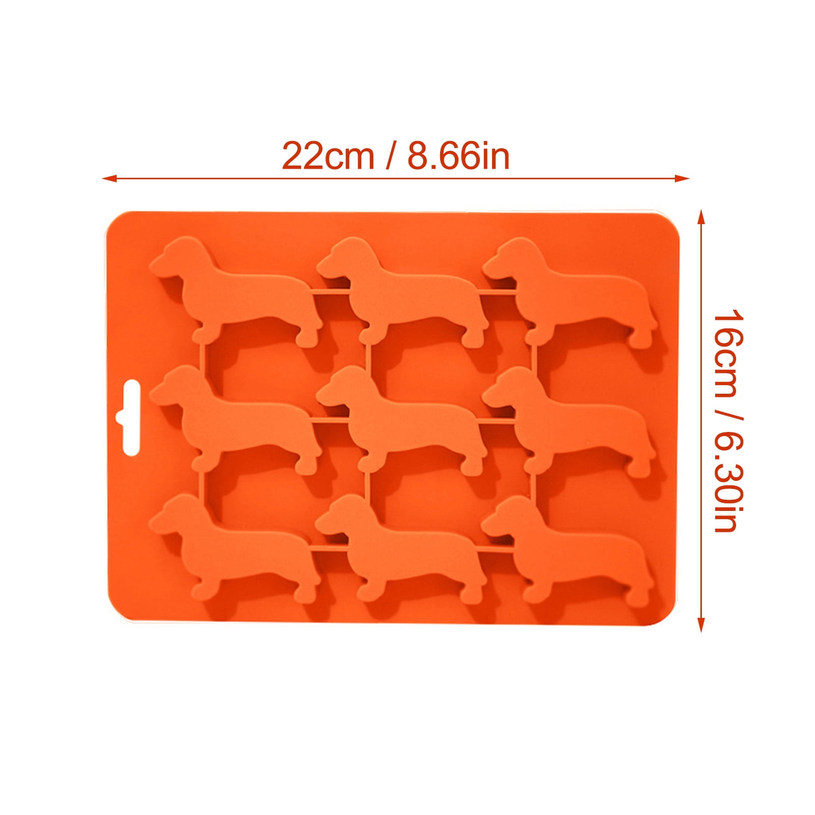 LHWGJQY Polvoron Molder Dog Shape Puppy Shaped Chocolate Half Muffin ...