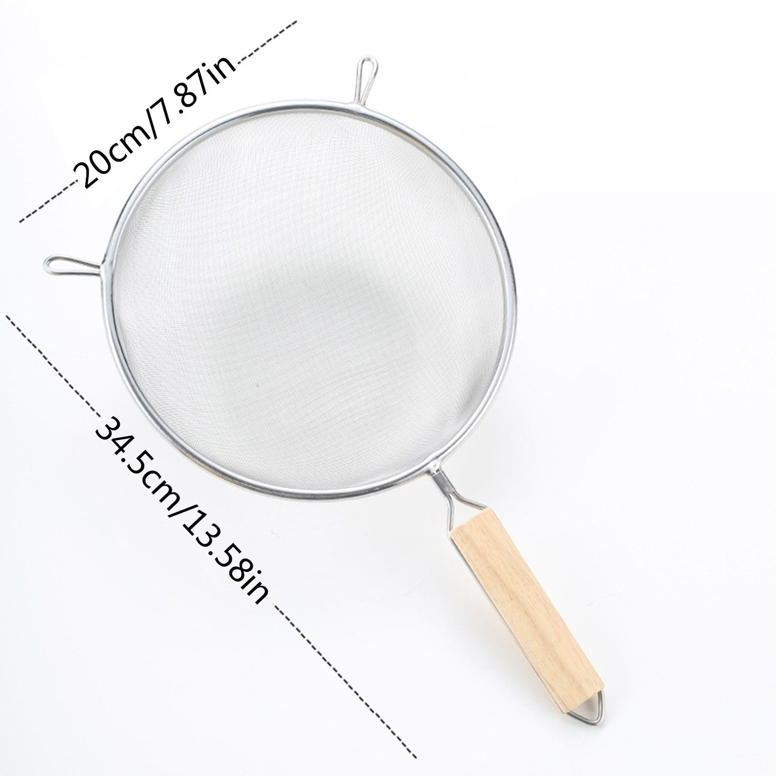 LHWGJQY Strainers 8inch 304 Stainless Steel Large Slotted Spoon Filter ...