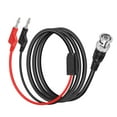LHXBNC Test Leads 4.2FT/1.3M BNC to 4mm Banana Plug Oscilloscope Probes ...