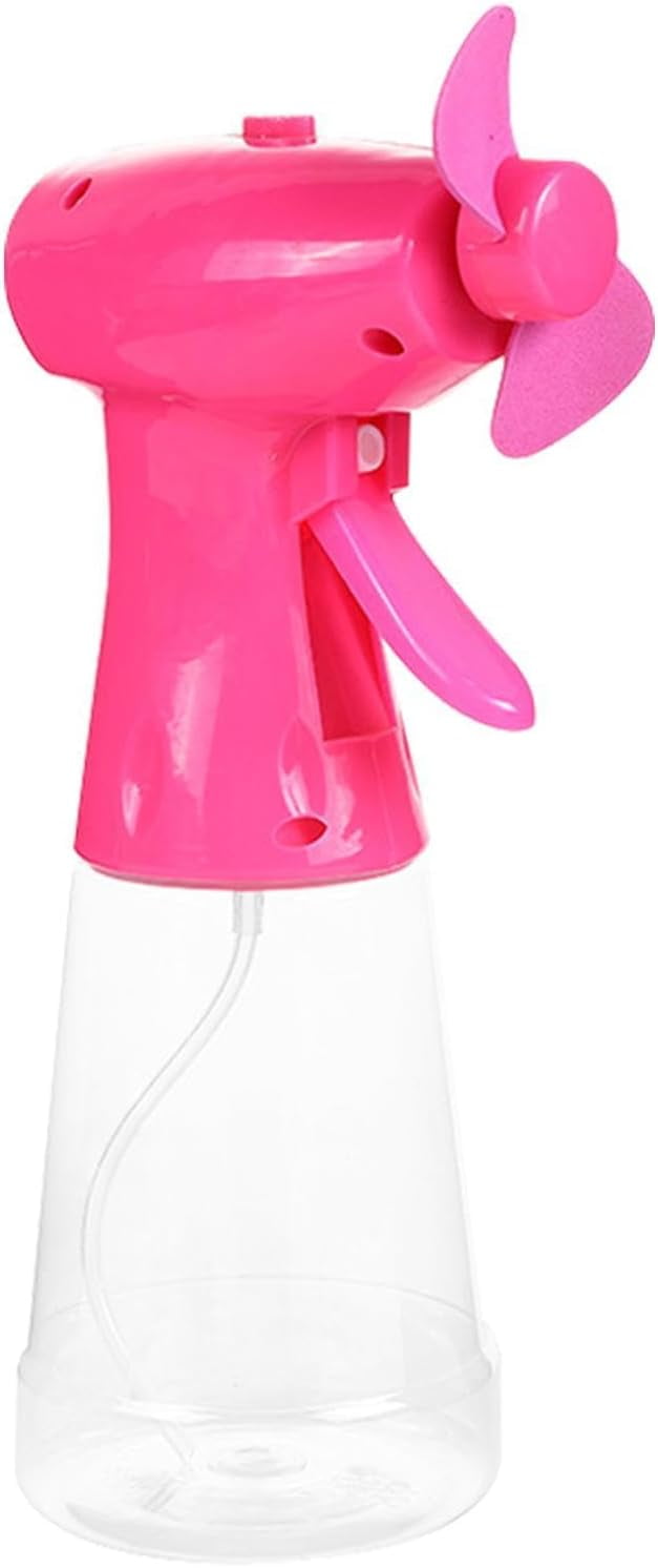 LHX Fan With Water Spray Misting Fan Handheld, Misting Fan Spray ...