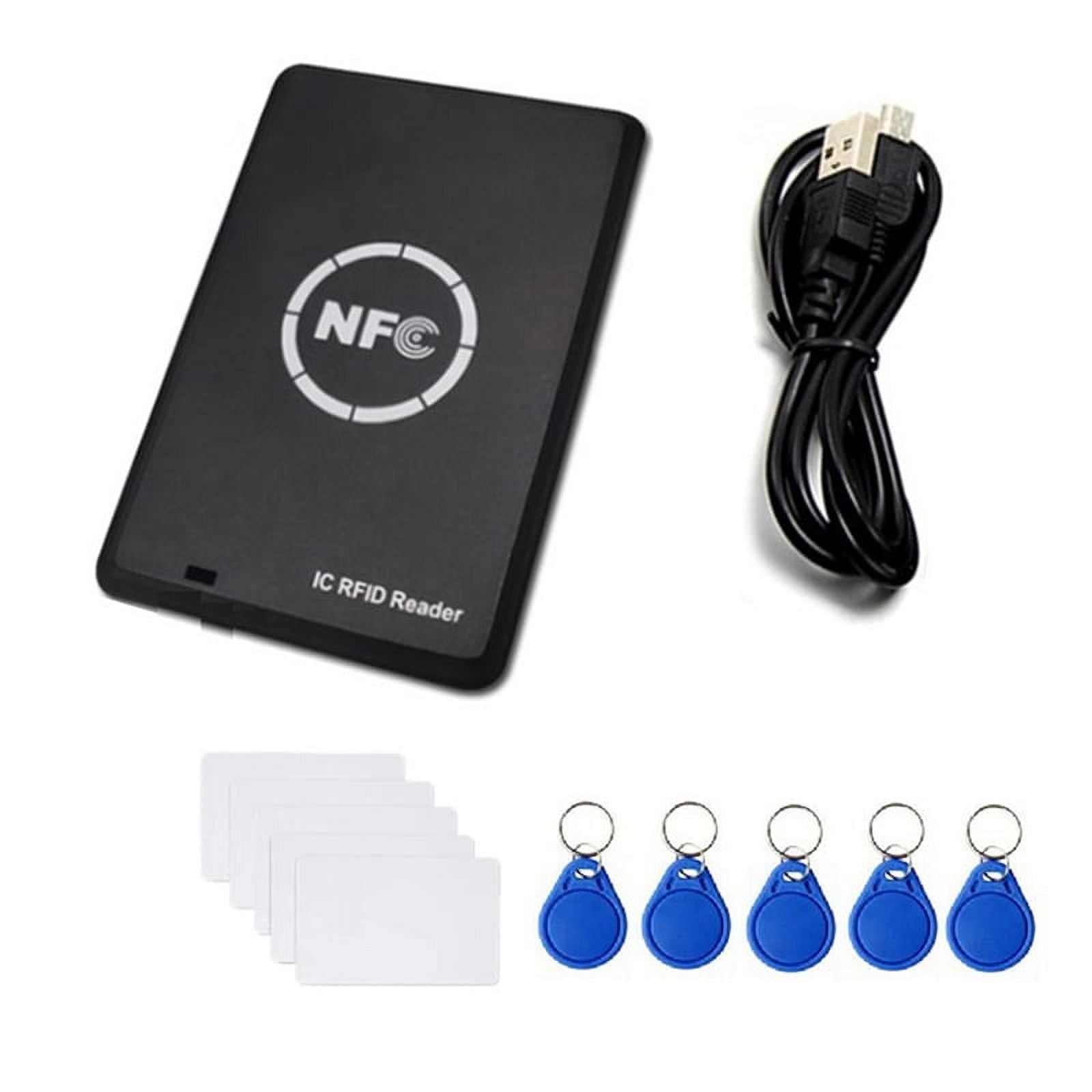 LHX RFID Copier Duplicator Keyfob NFC Smart Card Reader Writer 13.56MHz ...