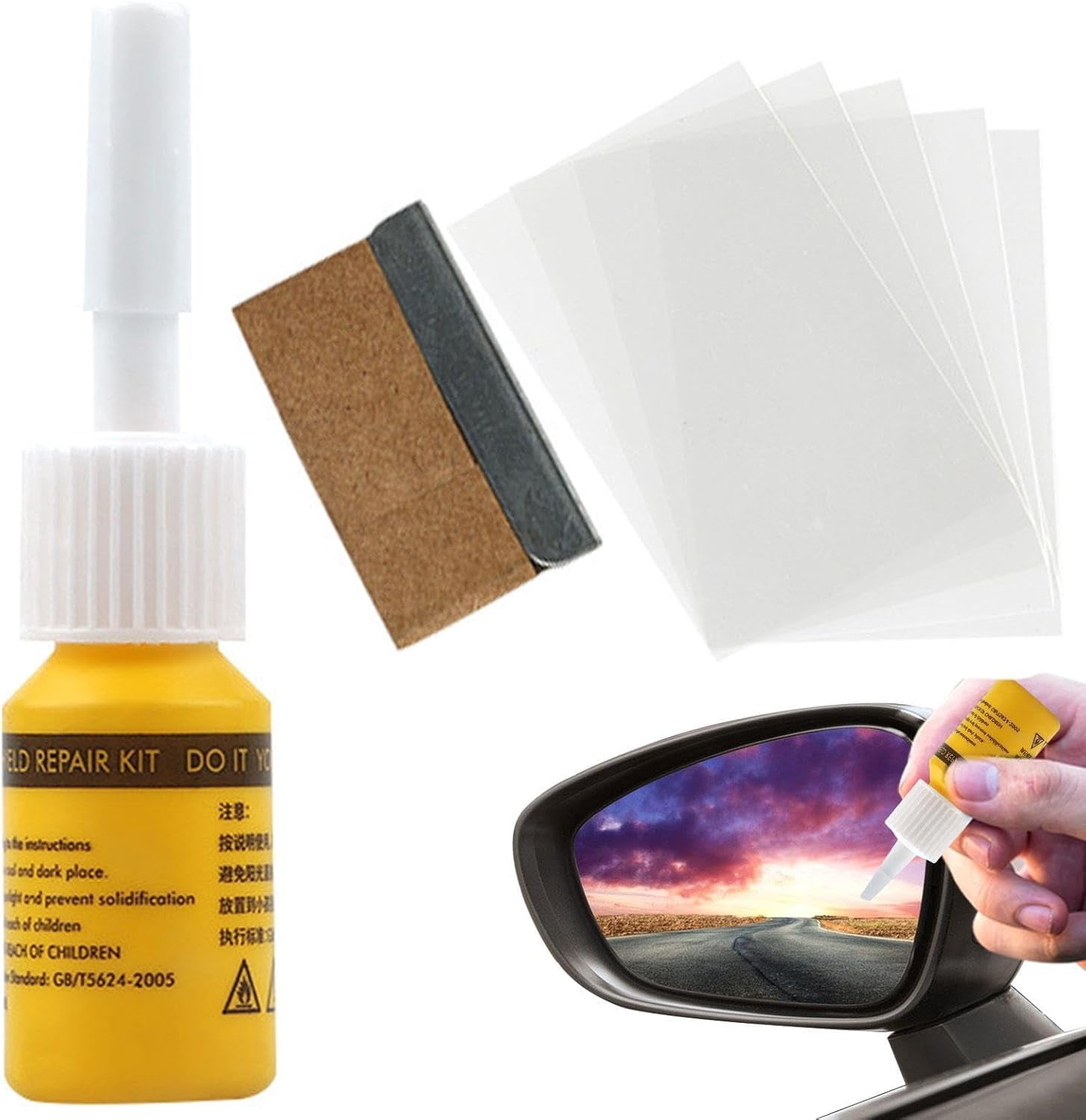 LHX Windshield Repair - HIPS Windshield Repair Kit, Auto Glass Repair ...