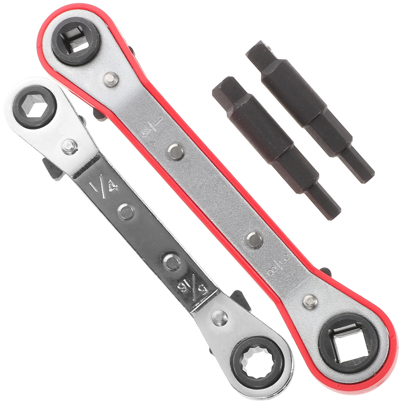 LHXC 1 Set HVAC Dual Headed Ratchet Wrenches AC Refrigeration Tools ...