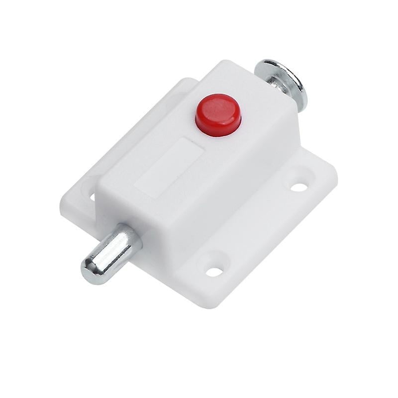 LHXC 4pcs Spring Loaded Press Button Abs Plastic Bolt Sliding Lock ...