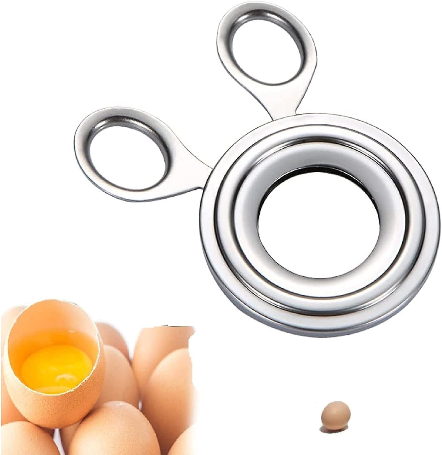 LHXC Egg Topper Cutter, Stainless Steel Egg Scissor, Kitchen Craft Egg ...