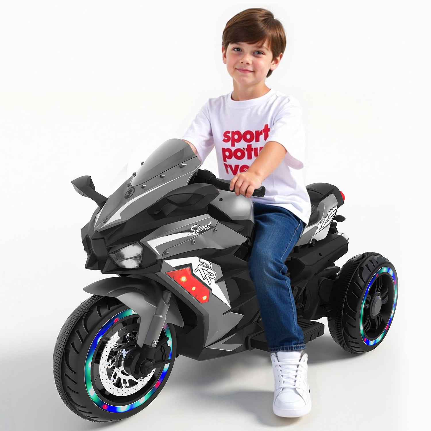 LHYY 12V 's motorcycle,3-6 years old electric motorcycle,gery 's ...