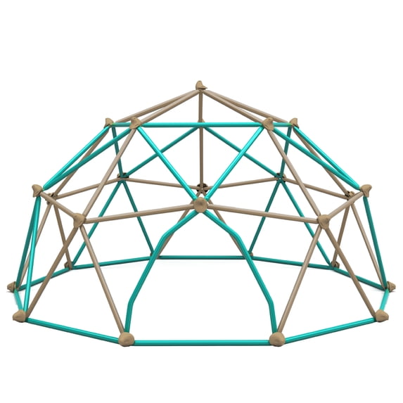 LHYY 12ft Geometric Dome Climber Play Center,Climbing Dome Tower,Rust ...