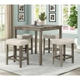 LHYY 5 Piece Counter Dining Set,36-inch Square Dining Table with 4 ...