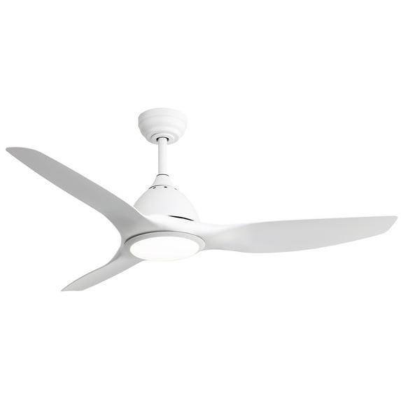 LHYY 52 Inch Ceiling Fan with Light and 6-speed Remote Control 3 ABS ...