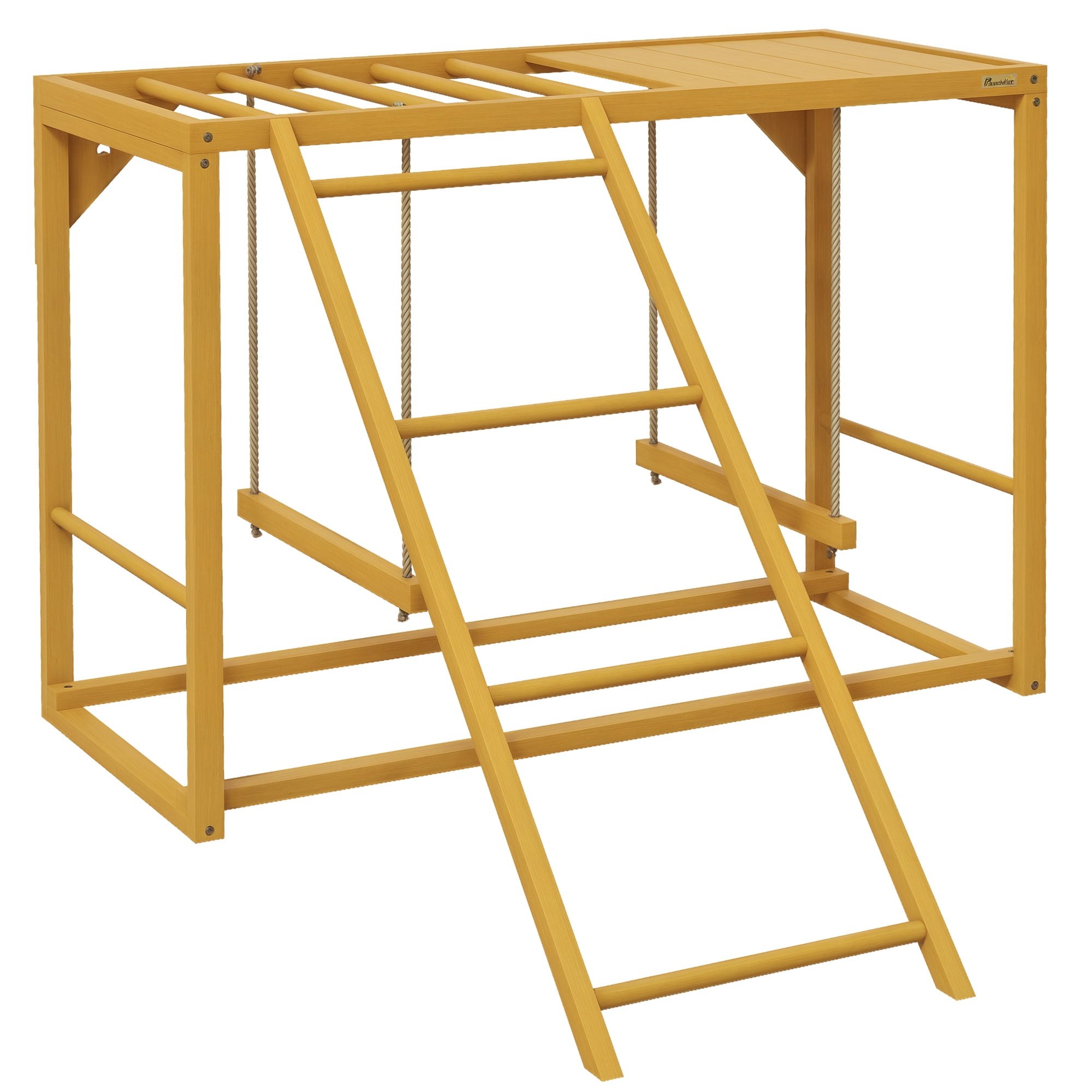 LHYY Chicken Activity Play with Swing Set for 3-4 Birds,Wooden Chicken ...