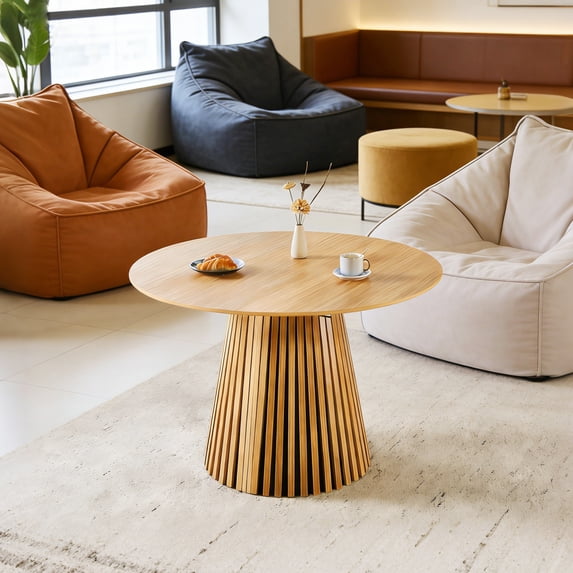 LHYY Extendable table Mid-Century Modern Pedestal Table,Multi ...