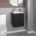 LHYY Furman Bathroom Vanity With Single Door And Open Shelf,Compact ...