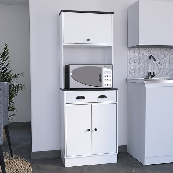 LHYY Kitchen Pantry with Drawer and 2 Cabinets - Walmart.com