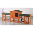 LHYY Large Wooden Rabbit Hutch,Outdoor Bunny Cage with Spacious Run ...
