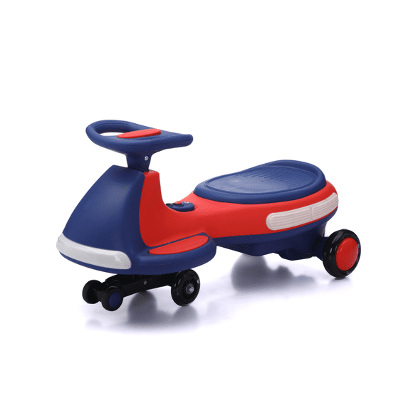 LHYY Light-Up Electric Wiggle Car with Pedal,Rechargeable Battery,2-in ...