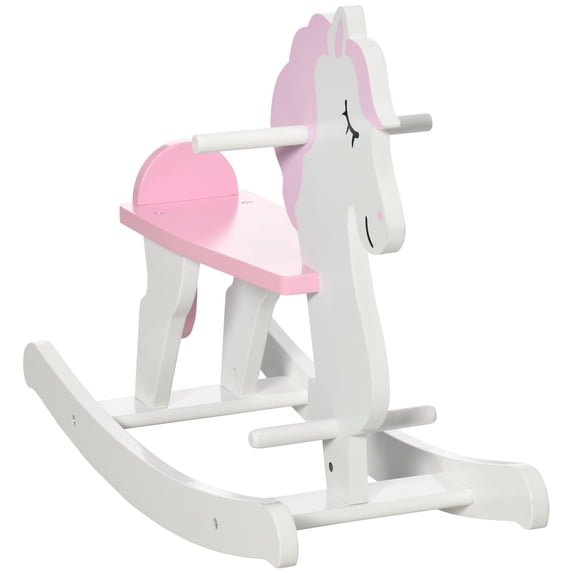 LHYY Little Wooden Rocking Horse Toy for ' Imaginative Play,'s Small ...