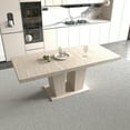 LHYY Rectangular extendable dining table,suitable for 6-10 people,with ...