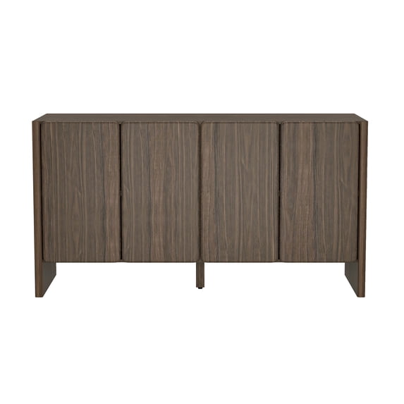 LHYY Sideboard in Walnut Brown - Walmart.com