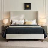 LHYY Tall Headboard Upholstered Bed/54" High Headboard/Elegant ...