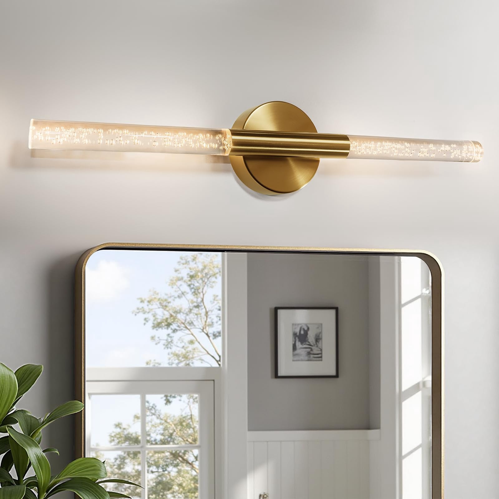 LI LUXLITE LED Bathroom Vanity Lights,24 inch Bathroom Light Fixtures ...